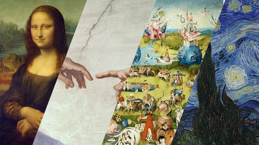 🎨 Slavné obrazy a známé obrazy světa